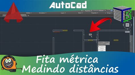 Fita M Trica No Autocad Medindo Dist Ncias Lineares Youtube