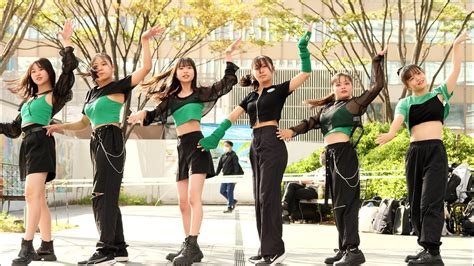 博多女子高等学校 [4k 60p] Fearlessle Sserafim 르세라핌 2022 10 8 博多駅前広場 学生フラッシュダンス Jk ダンス Youtube