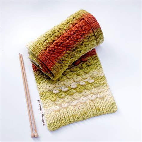 🧣helical Stitch Scarf Knitting Unlimited