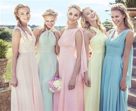 Pretty Pastel Mix And Match Chiffon Long Multiway Convertible