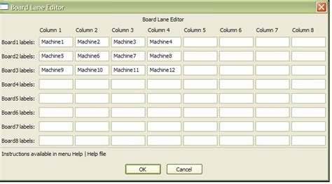 configuring columns resources