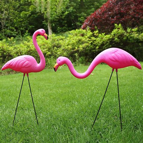 Small Flamingo Yard Ornament 2 Sets Flamingo Yard Decor Flamingo