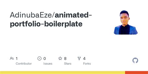 Github Adinubaezeanimated Portfolio Boilerplate