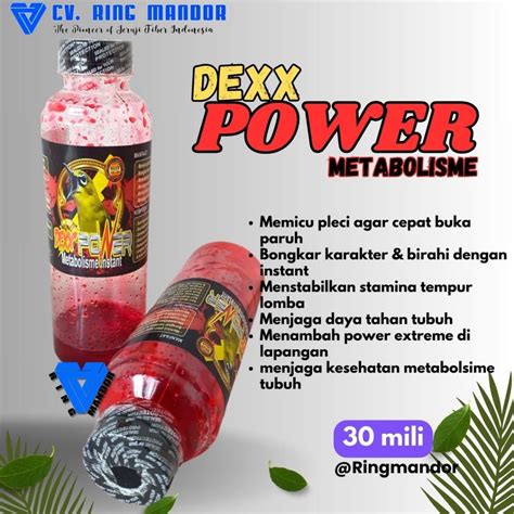 Jual Dexx Power Metabolisme Pleci Bukpar Vitamin Penggacor Suplemen Doping Booster Multivitamin