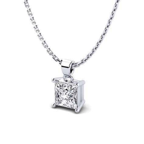 Cumpărați Pandantiv Dama Albertine Aur Alb 14k Diamant Cultivat în