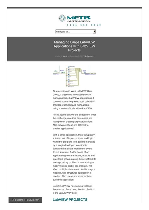 PPT Managing Large LabVIEW Applications With LabVIEW Projects