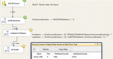 Etl Split A Value In A Column With Right Function In Ssis Stack Overflow