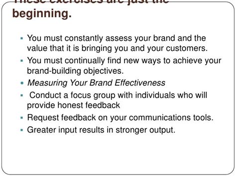 Personal Branding Exercise