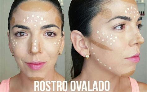 Contornear O Perdilar Rostro Ovalado Maquillaje De Belleza Belleza