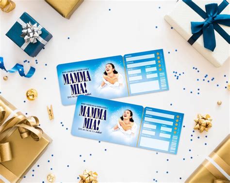 Printable Mamma Mia Broadway Surprise Ticket Mamma Mia Etsy UK