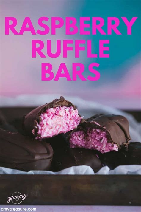 Homemade Raspberry Ruffle Bars Amy Treasure