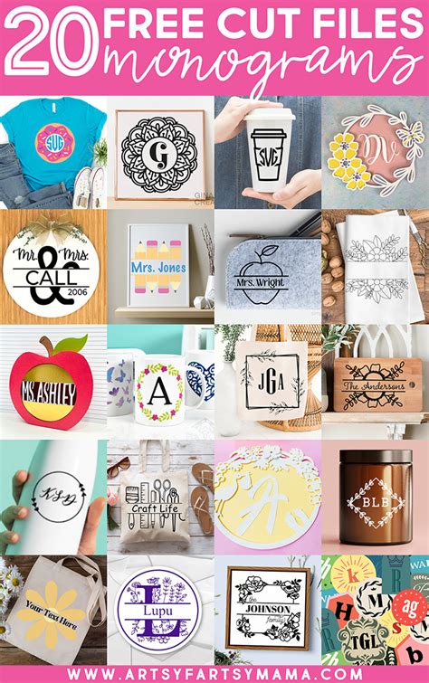 Free Donut Monogram Svg Cut File Artsy Fartsy Mama