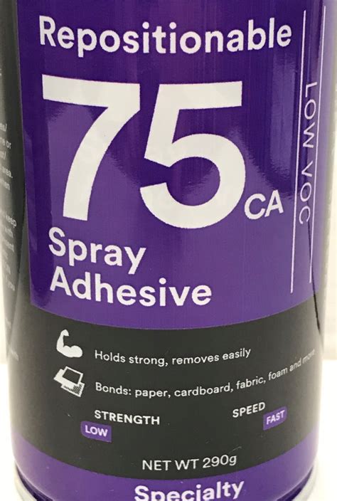3m Spray 75 Repositionable Spray Adhesive Adhesive Solution