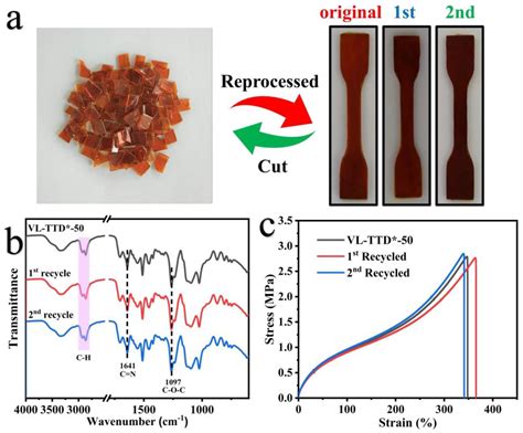 Bio Based Polyurethane Urea With Self Healing And Closed Loop Recyclability Synthesized From