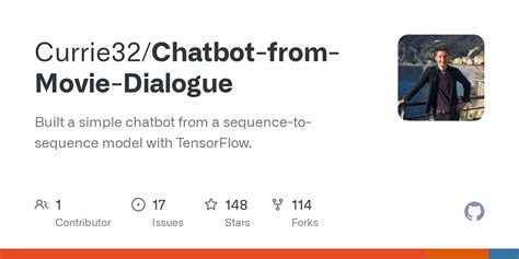 github currie32 chatbot from movie dialogue built a simple chatbot