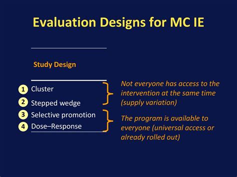 Impact Evaluation Designs For Male Circumcision Ppt Download