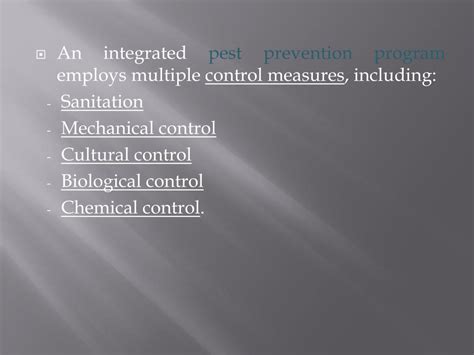 Ppt Pest Control In Food Industries Powerpoint Presentation Free