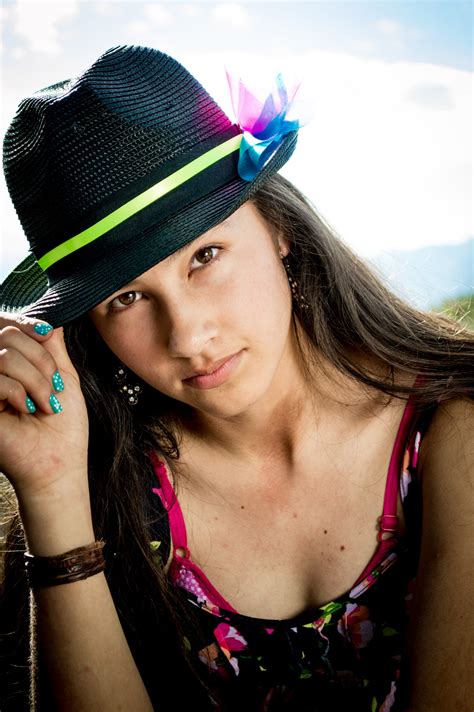 Free Images Person Girl Woman Female Model Red Color Hat
