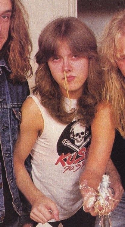 80s Thrash Metal Haircut Lars Ulrich Hair 80s Young Lars Ulrich The