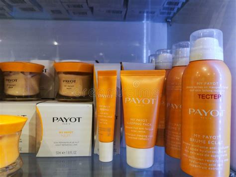 PAYOT cosmetic brand logo editorial stock photo. Image of brand - 117912613
