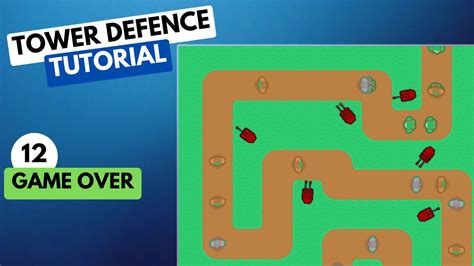 Tower Defence Tutorial In Pygame Part 12 Game Over Handling Youtube