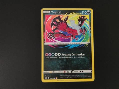 Pokémon karty Yveltal Shining Fates Aukro