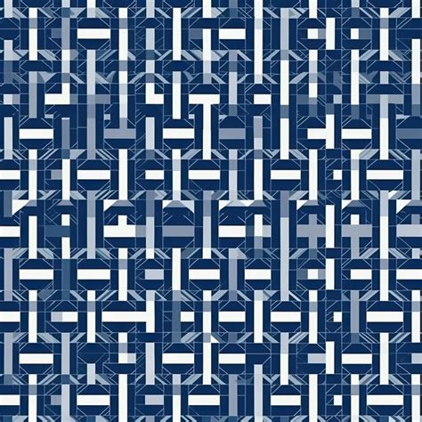 Premium Ai Image Seamless Pattern With Abstract Geometric Shapes In