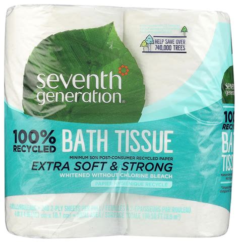 Seventh Generation Bath Tissue 4 Roll 320 Sheet 320 Ct Health And Household