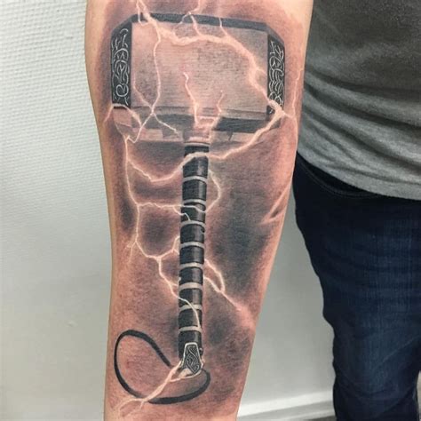 101 Amazing Mjolnir Tattoo Designs You Need To See Mjolnir Tattoo