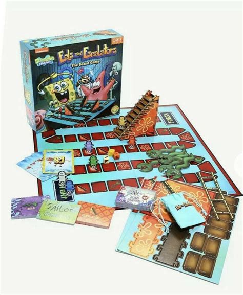Spongebob Eels And Escalators The Spongebob Board Game Ships Now