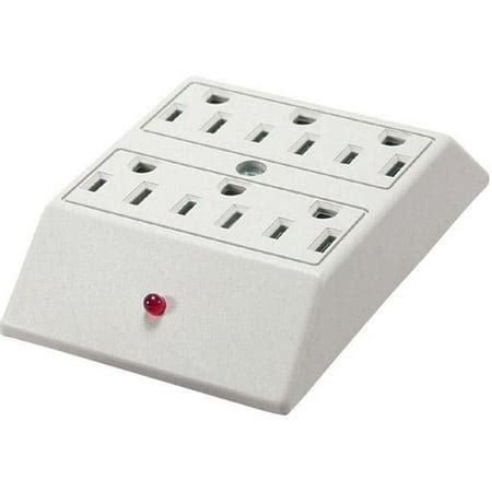 6 Outlet Wall Mount Surge Protector Walmart Canada