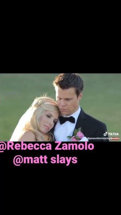 Rebecca Zamolo And Matt Slays Wedding ️ Youtube