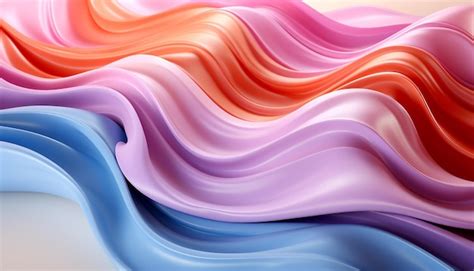 Free Photo Abstract Backdrop With Smooth Flowing Wave Pattern In