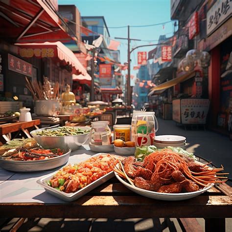 Premium Photo Beauty Of Food Street
