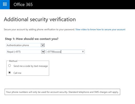 Office 365 Multi Factor Authentication Aerrow