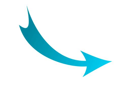 Download Curved Down Right White Arrow Png Citypng