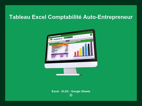 Tableau Excel Comptabilité Auto Entrepreneur