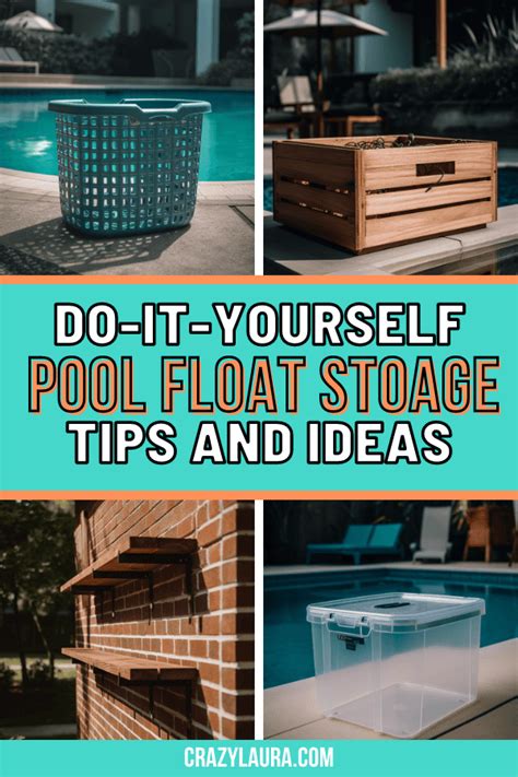 Get Organized DIY Pool Float Storage Ideas Crazy Laura