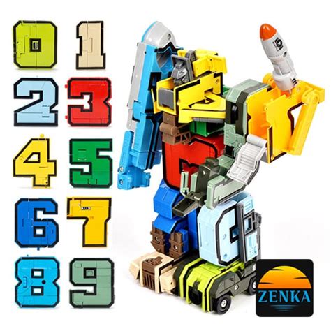 젠카 아이언 숫자 변신 로봇 합체 장난감 어린이날 조립식 로보트 세트 선물 유아 놀이 우동방구