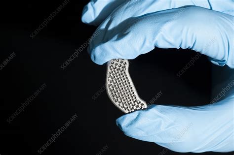 3d Printed Spinal Disc Prosthesis Stock Image C026 6331 Science Photo Library