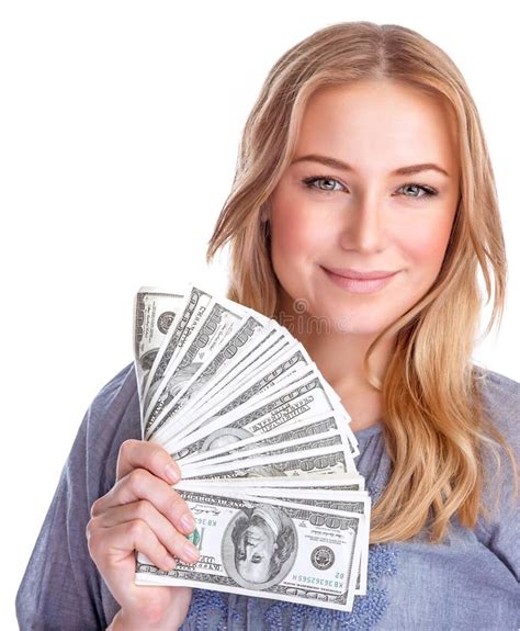 Fille Riche Heureuse Image Stock Image Du Isolement 39881305