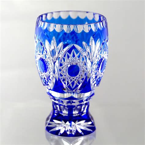 Cobalt Blue Cut Glass Vase At Harold Case Blog