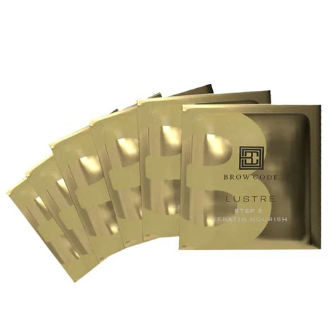 Brow Code Advance Lustre Brow Lamination Step 3 Keratin Nourish