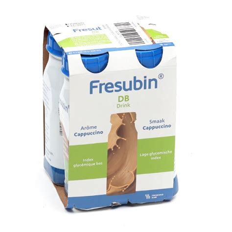 Fresubin DB drink Cappuccino Boisson hyperprotéinée Diabète