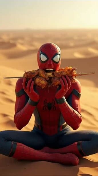 Stuck In The Desert Spider Man Vs Venom Vs Captain America Shorts