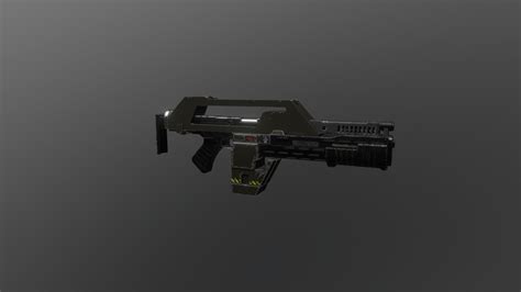 M41a Pulse Rifle 3d Model By Marknormington Ac0842a Sketchfab