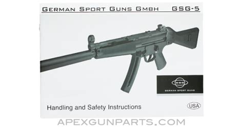 Gsg 5 Handling And Safety Manual Paperback Nos