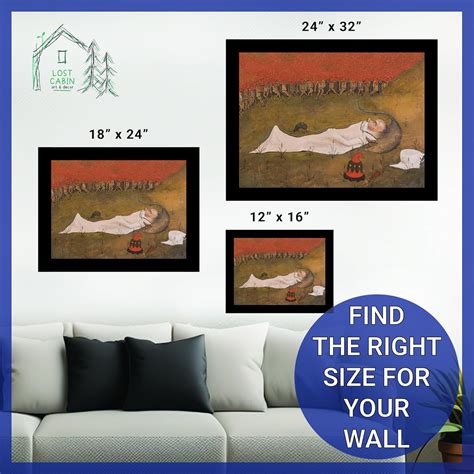 Lost Cabin King Hobgoblin Sleeping 1896 De Hugo Simberg Lienzo En Marco