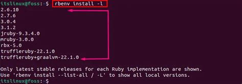 Install Ruby On Ubuntu 2204 Its Linux Foss