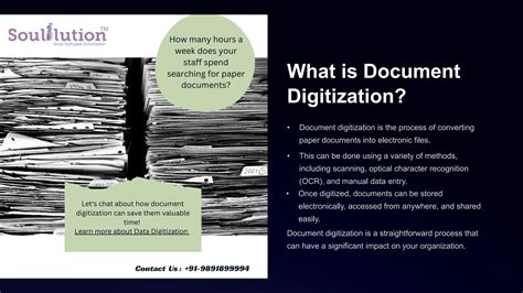 Boost Productivity With The Potential Of Digitizing Documents Pptx
